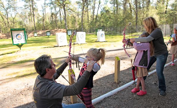 Precinct 4 opens newest archery range; Girl Scouts show off some skills ...